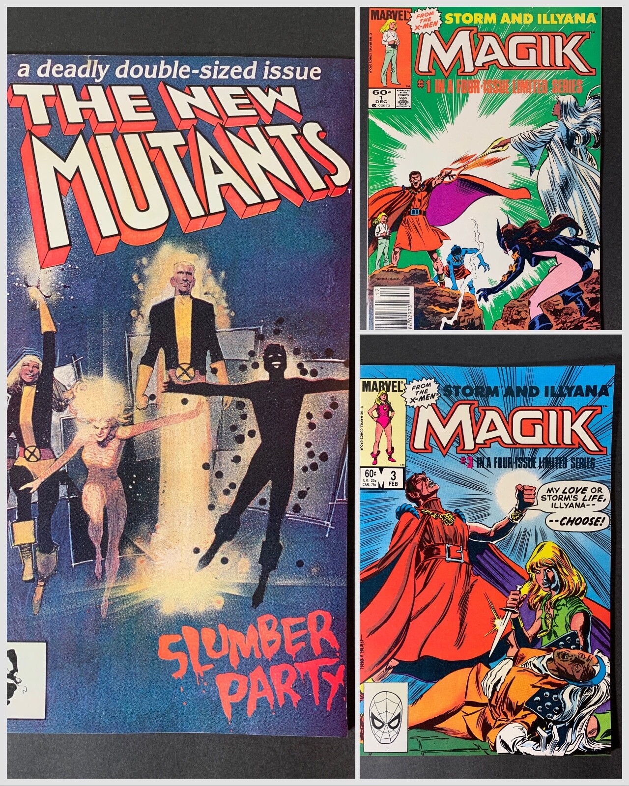 Magik Key Comics: New Mutants 21, Magik 1 & 3 (1st Magik 1st Mirage 1st ...