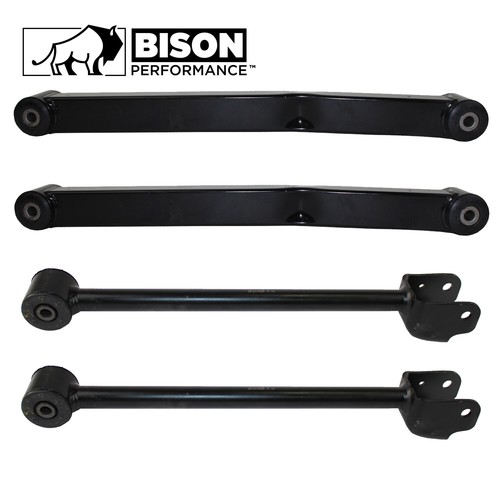 Bison Performance 4pc Front Upper & Lower Control Arms For Jeep ...