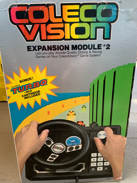 Colecovision Racing Steering Wheel Expansion Module #2 W/ Turbo for ...
