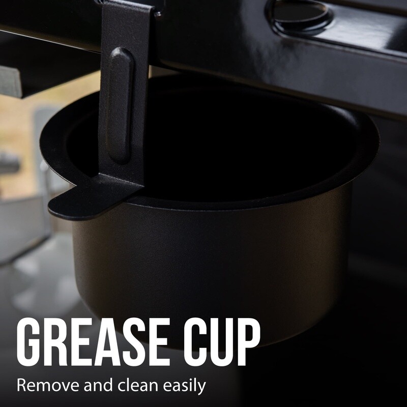 3 Burner Gas Grill Propane BBQ Warming Rack Thermometer Grease Pan Tool ...