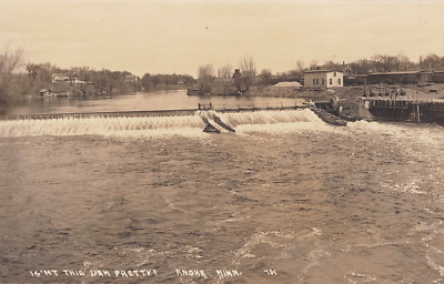 ANOKA MINNESOTA ~ RUM RIVER DAM ~ c. - 1912 | eBay