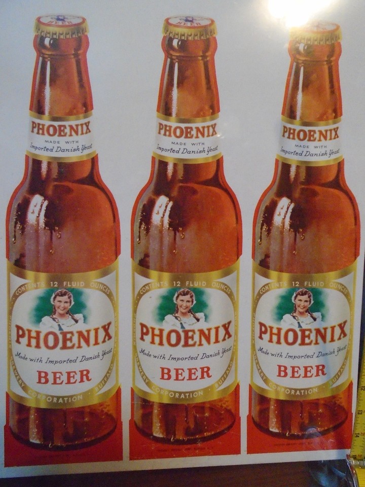Phoenix beer Buffalo New York beer Original artwork display bottles | eBay