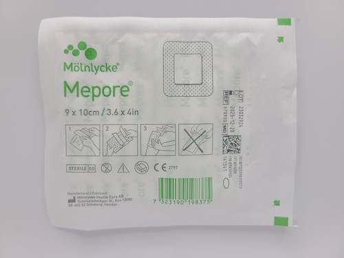 Mepore Self-Adhesive Absorbent Dressing 9cm x 10cm Packs of 10, 20, 50 ...