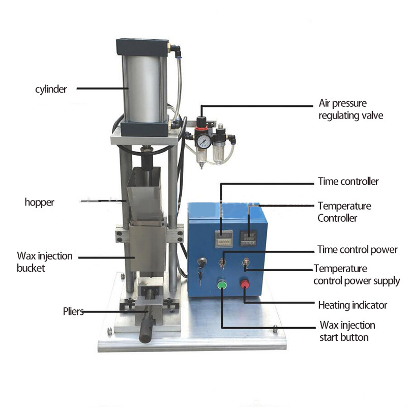 Metal Wax Injection Molding Small Steel Mold Wax Injection Machine ...