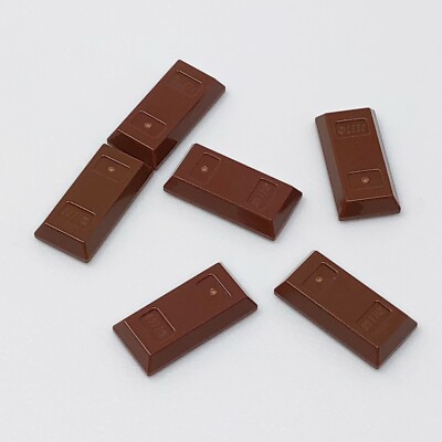 99563 LEGO Part Minifig Utensil Ingot (Bar) REDDISH BROWN (6) | eBay