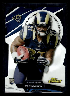 2014 Finest #FAR-TM Tre Mason Atomic Refractor Rookies St. Louis Rams ...