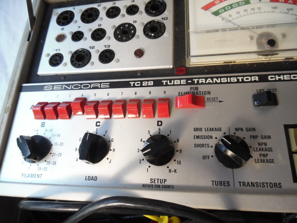 SENCORE TC28 TUBE and TRANSISTOR TESTER | eBay