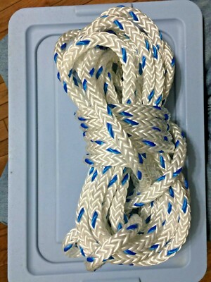1/2 Inch Diameter 12 Strand Professional Climbing Rope, 7 Feet, New | eBay