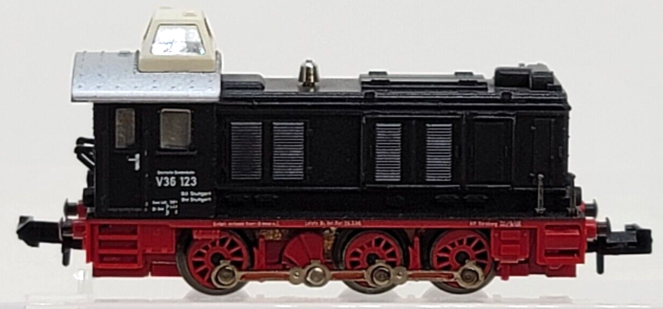 N Minitrix 12840 N Scale DB V36 123 Diesel Locomotive (Tested) no box ...