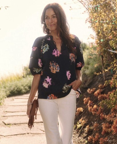 Nic + Zoe Bright Spot Ruffled Blouse $159 New W/O Tag PM | eBay