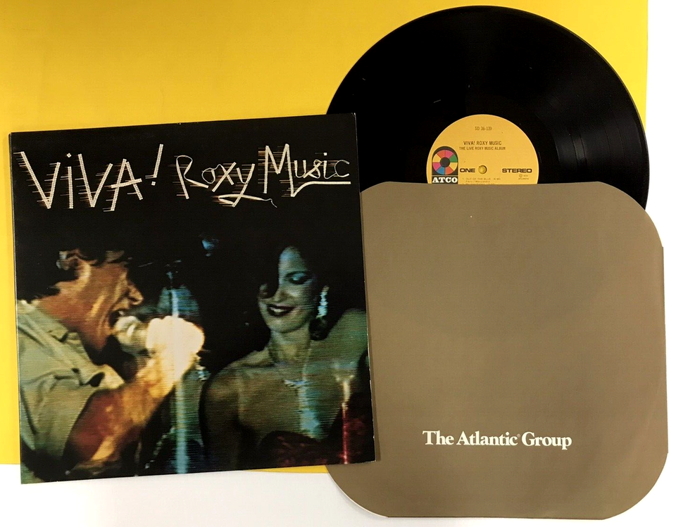 2x ROXY MUSIC LPs: Viva! Roxy Music -1976 & Manifesto -1979 *MINT VINYL ...