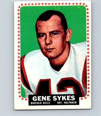 1964 TOPPS FOOTBALL #40 GENE SYKES MID GRADE KX | eBay
