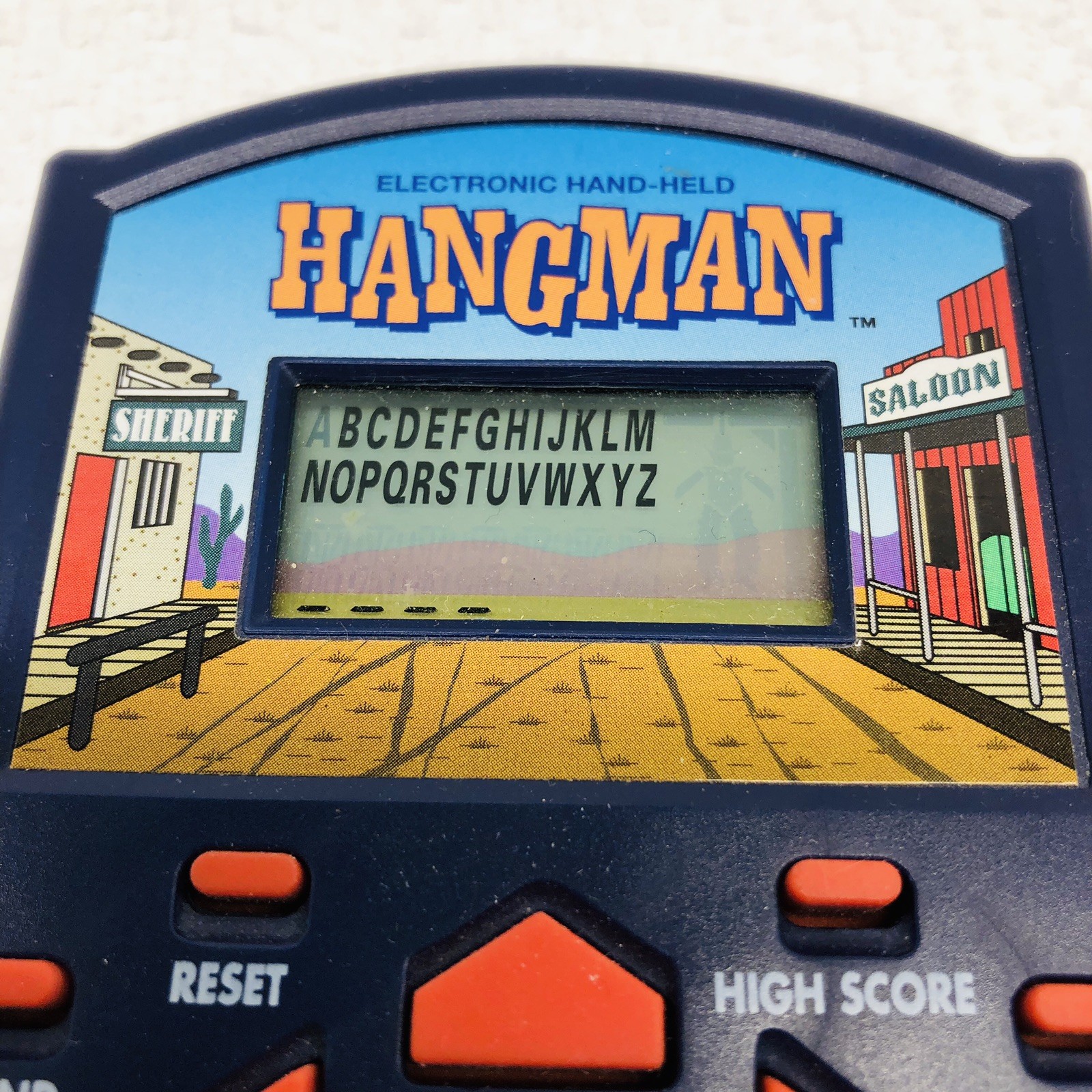 Hangman Electronic Handheld Game by Milton Bradley - New Battery- Works ...