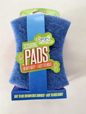 Clean Home Heavy Duty Assorted Color Scouring Pads 3 Pack Easy To Hold ...