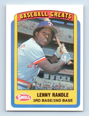 1990 Swell Baseball Greats Lenny Randle Texas Rangers #53 | eBay