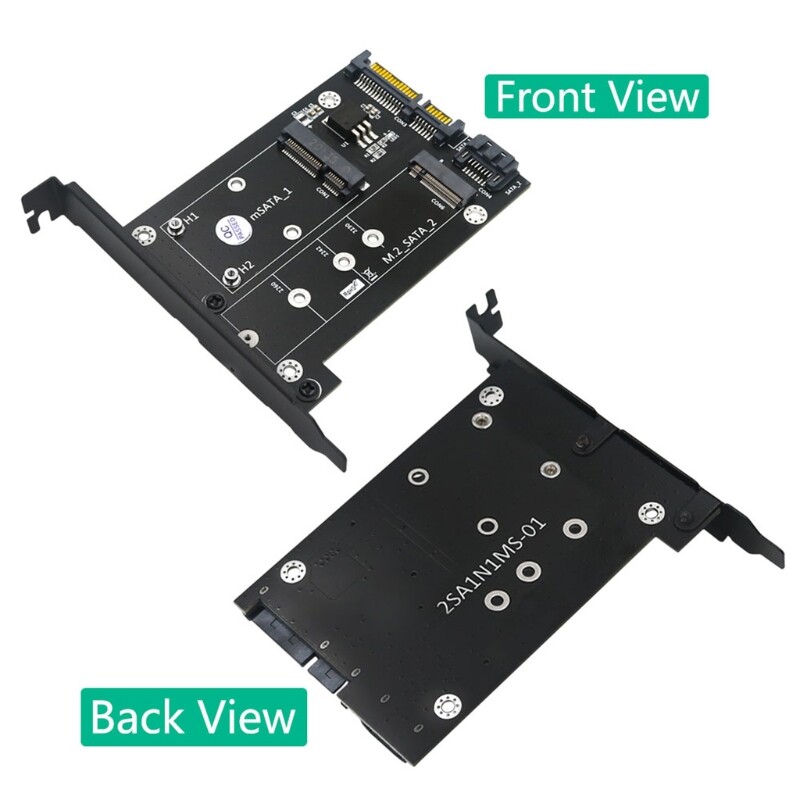 PCB Adapter Supports 4 sizes NGFF for M.2 Socket SSD: type 2230/ 2242 ...