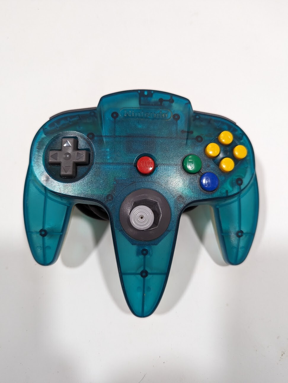 Loose Nintendo N64 Ice Blue Watermelon Red Controller OEM Funtastic ...