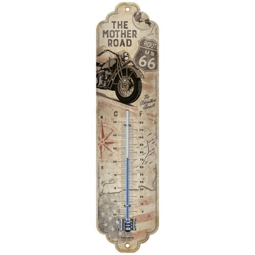 Nostalgic-Art Thermometer Route 66 Bike Map | eBay Australia