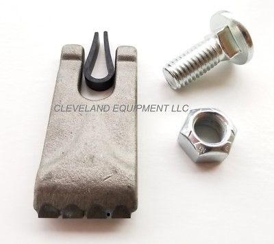 NEW CARBIDE AUGER WISDOM TOOTH w/ HARDWARE Auger Bit Teeth Bobcat Cat ...