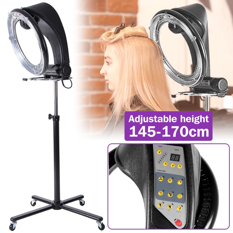 Standing Hair Dryer Accelerator Colour 360 Rotating Halo Rolling Salon ...