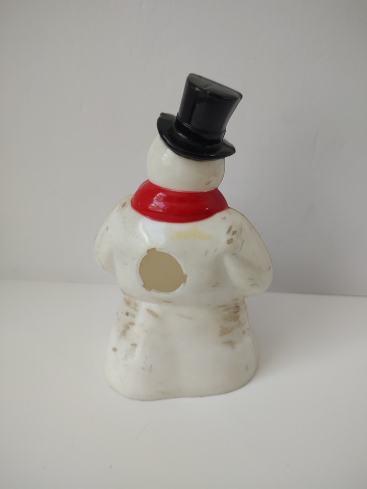 Vintage plastic Christmas light Royalite Royal Snowman only no cord | eBay