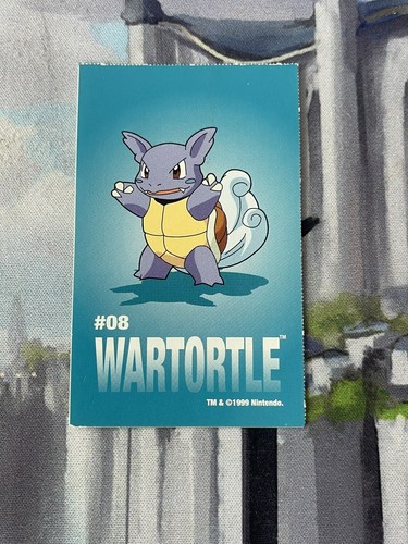 Pokémon - Wartortle - #08 - Sticker | eBay UK