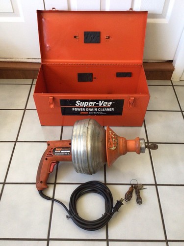 General Pipe Cleaners Super-Vee Electric Drain Cleaner GWC FREE SHIP | eBay