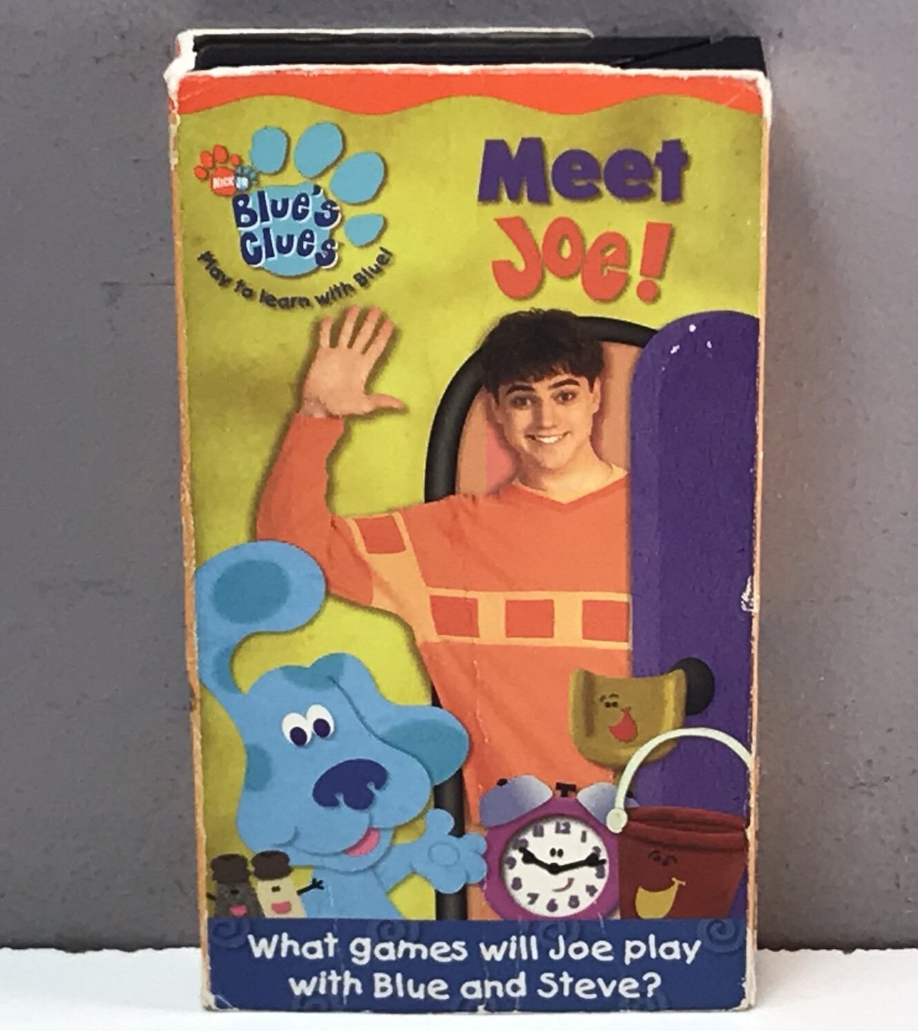 Nick Jr Blue’s Clues Meet Joe VHS Video | Grelly USA