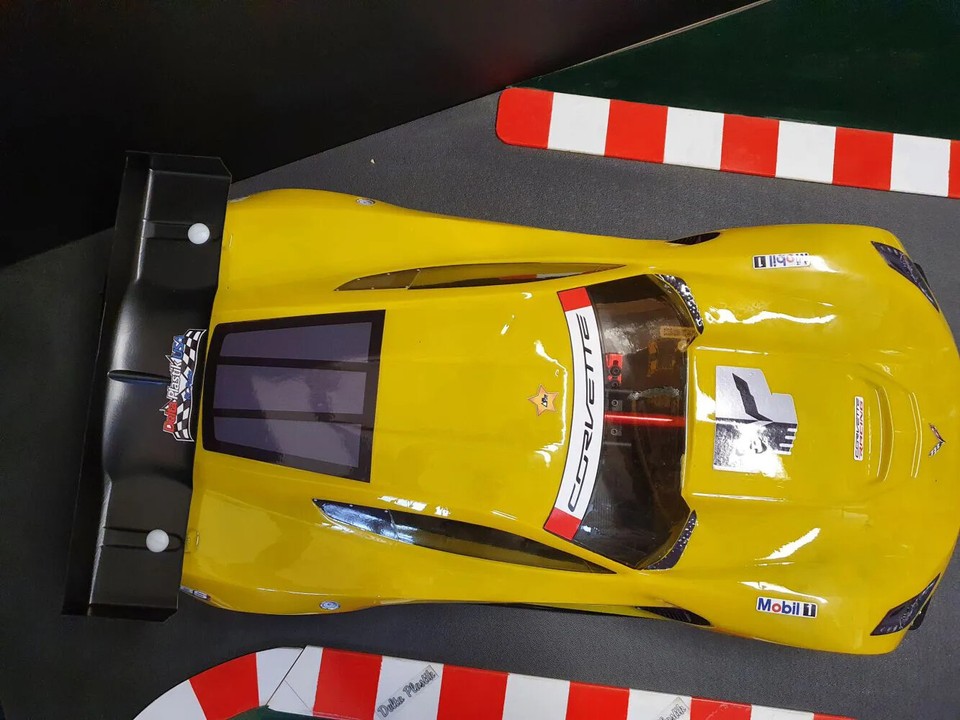 8503 BODY RC CORVETTE CR7 ARRMA INFRACTION, LIMITLESS SCALE 1/7+ masks ...