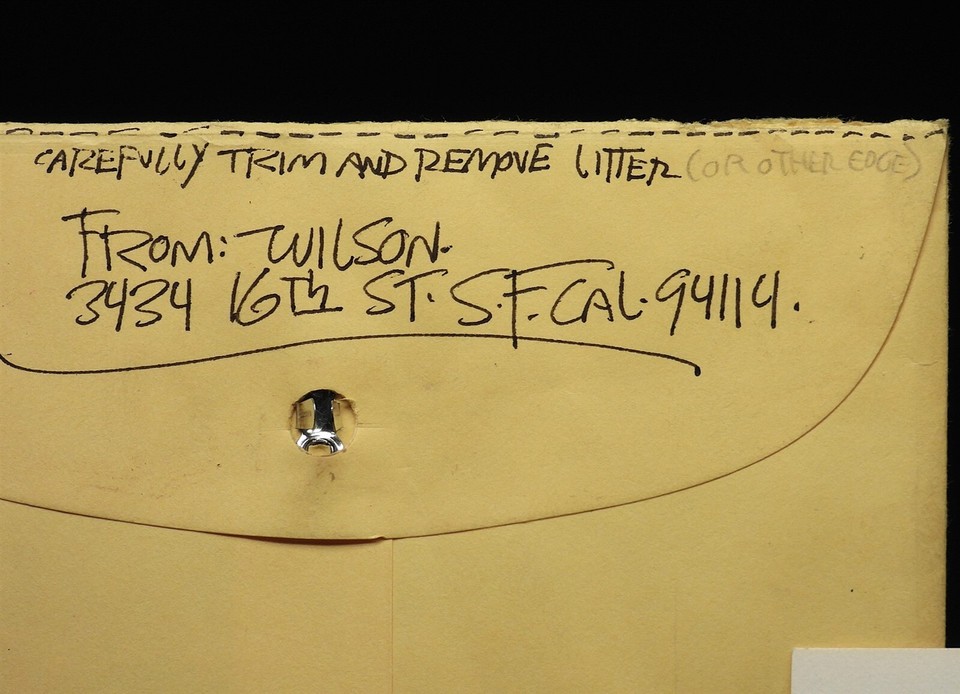 1984 S. Clay Wilson Checkered Demon Underground Comic Cartoonist W/C ...