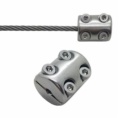Stainless Steel Wire Rope Heavy Duty End Stop 3mm 4mm 5mm 6mm 8mm 4 ...