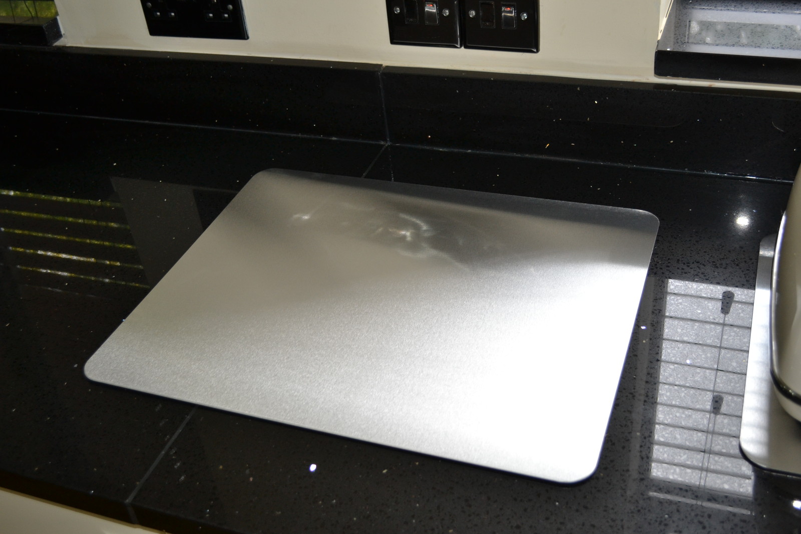 Stainless Steel Worktop Counter Protector Saver Hot Pan Stand Chopping ...