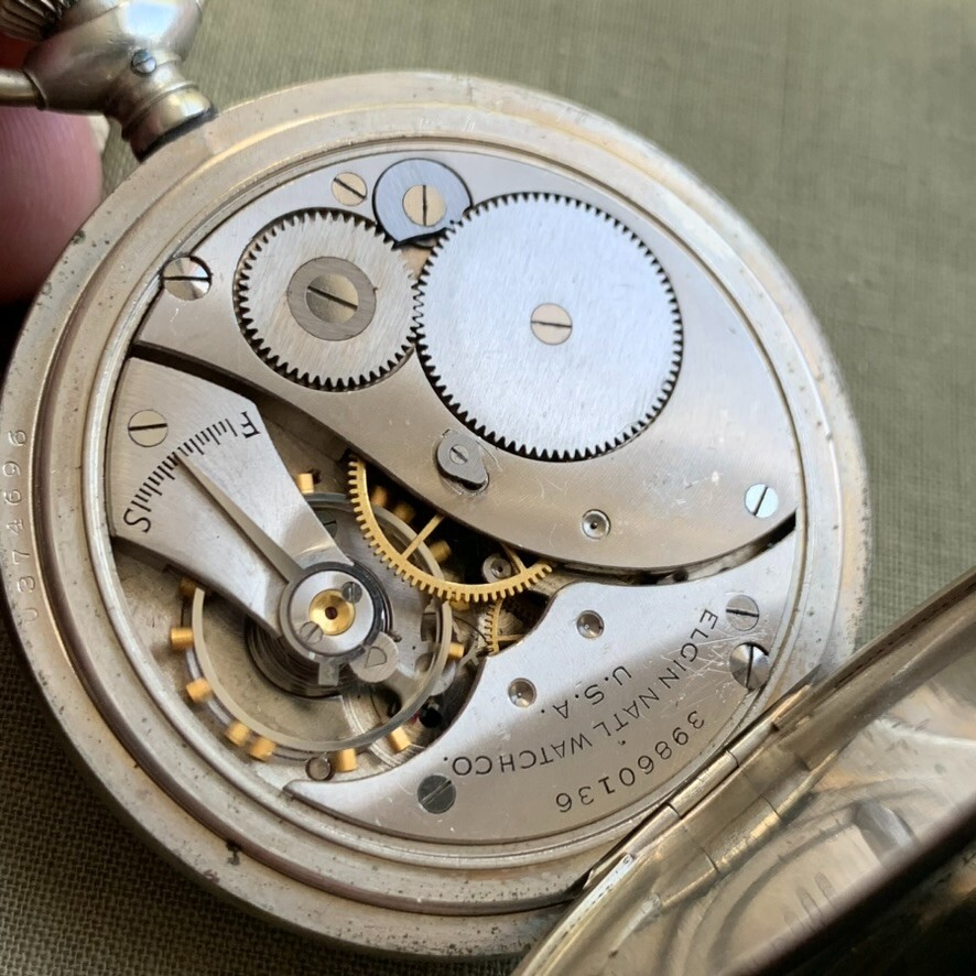 Elgin WWII Era 30 Minutes Stopwatch Pocket Watch - Excellent | eBay