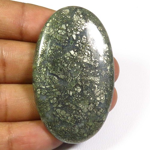 NICE~ Marcasite Cabochon Oval 83Cts. Natural Marcasite Gemstone Loose ...