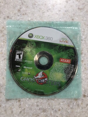 GHOSTBUSTERS THE VIDEO GAME X-BOX XBOX 360 SYSTEM GAME DISC ONLY NES HQ ...
