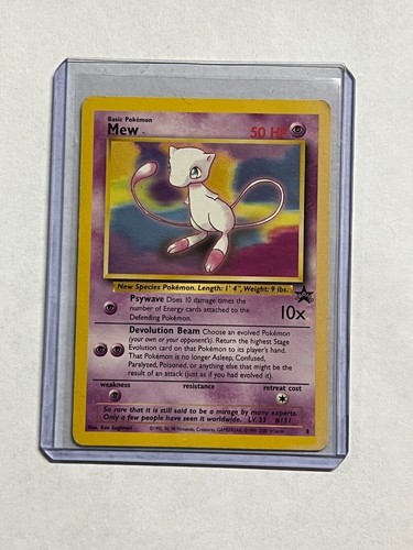Mew Promo Original First Edition 1995 Pokemon Card LV. 23 #151 | eBay