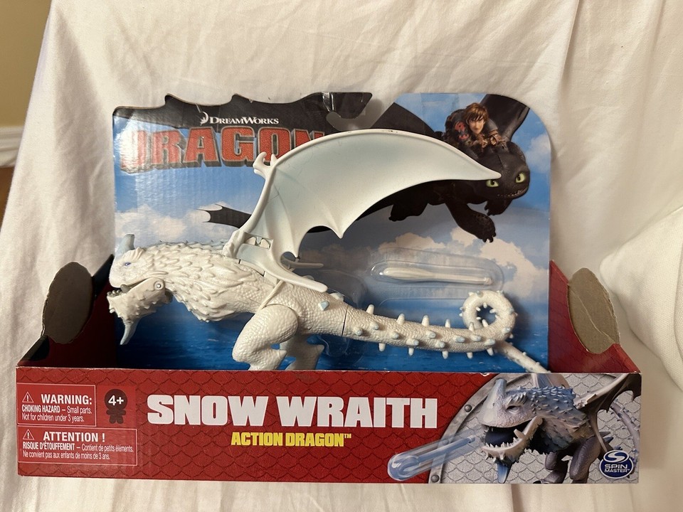 Dreamworks How to Train Your Dragons Snow Wraith Action Dragon Spin ...
