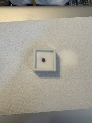 Nature Redish Pink Fissure Filled Ruby 6mm Round cut loose 1.25CT | eBay