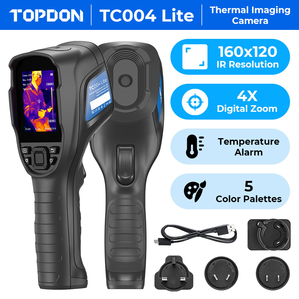 TOPDON TC004 Lite Handheld Infrared Thermal Imaging Camera 240x180 IR ...