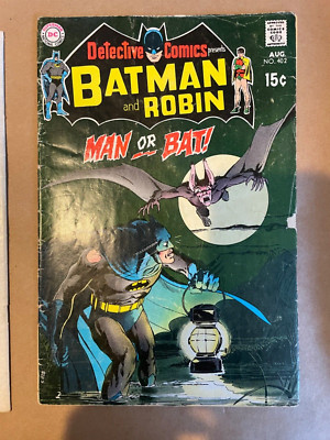 Detective Comics #402 Batman and Robin "Man or Bat" 1970 Neal Adams ...