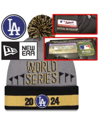 New Era 2024 Los Angeles Dodgers Beanie Locker Room Knit Hat World ...