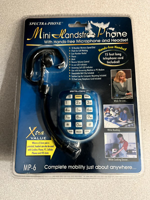 VTG mini handsfree phone Spectra Phone hands free microphone headset | eBay