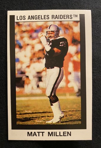 1989 Panini Stickers Matt Millen #325 | eBay