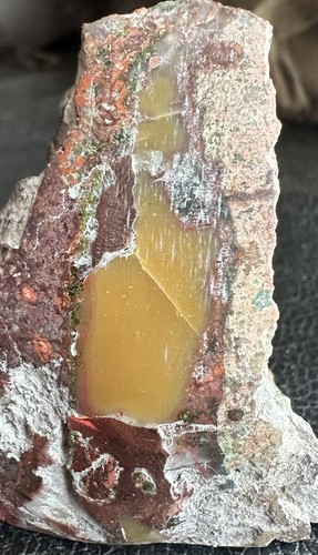 5.5cm Dark Yellow Datolite w Copper in Matrix - Mass Mine, Michigan | eBay