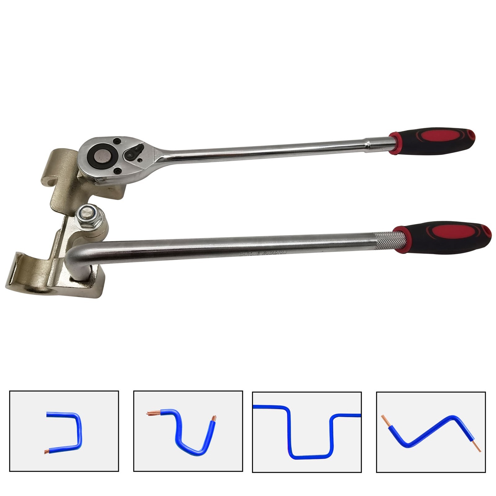 CCD Manual Cable Bender Wire Bending Machine Tool, 30-240 Square