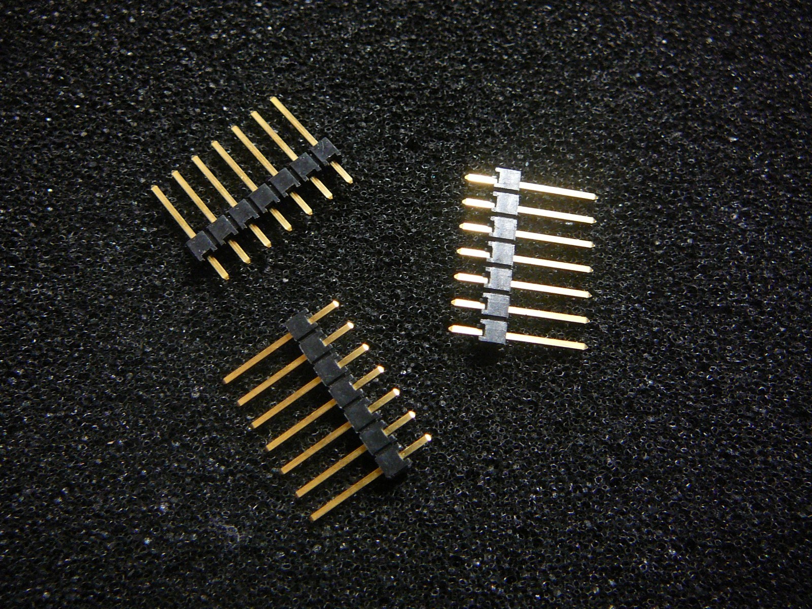 SAMTEC Straight Board Stacking Connector MALE 7-Pos 2mm GOLD **NEW** 3 ...