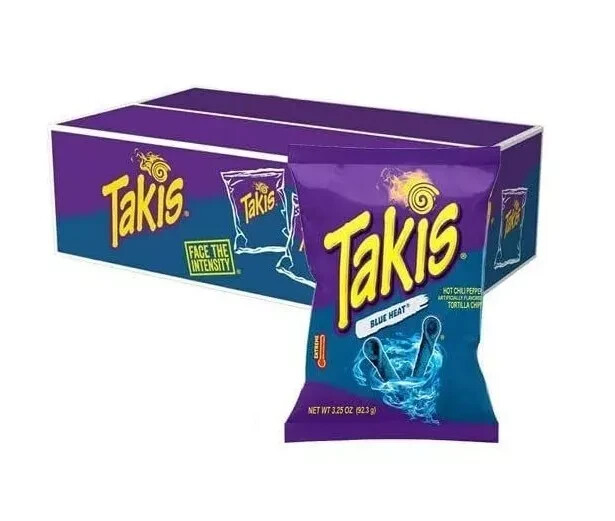 Takis Blue Heat (3.250z) - BOX OF 20 -BB APRIL 2025 | eBay UK