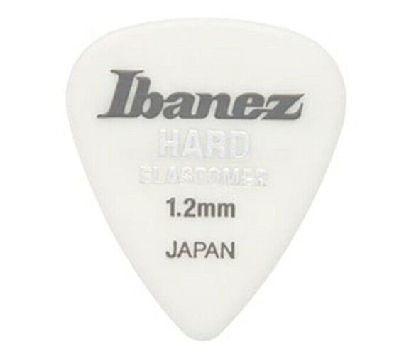 Ibanez Hard Teardrop 1.2mm Elastomer Guitar Pick White Free Shipping ...