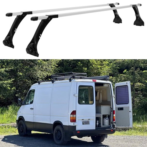 For Dodge / Mercedes Sprinter 63" Van Roof Rack Cross Bars Cargo Kayaks ...