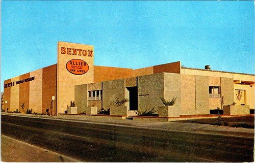 Albuquerque NM New Mexico BENTON VAN & STORAGE Allied Lines ADVERTISING ...